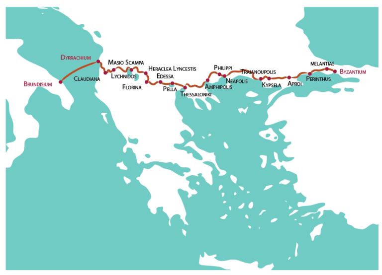 Via Egnatia, the road where Apostle Paul passed through on his journey ...